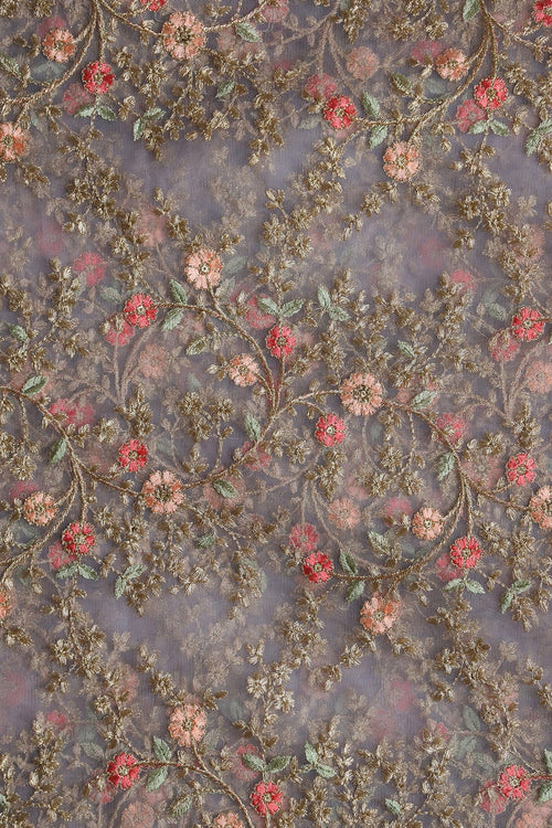 Buy Net Embroidery Fabric | Doeraa Net Fabric Online