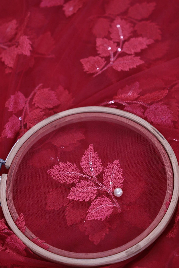 Buy Net Embroidery Fabric | Doeraa Net Fabric Online